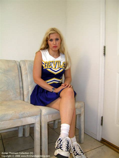 Firm Hand Spanking Amber Thomson 15 09 2006 Cheerleader Paddling