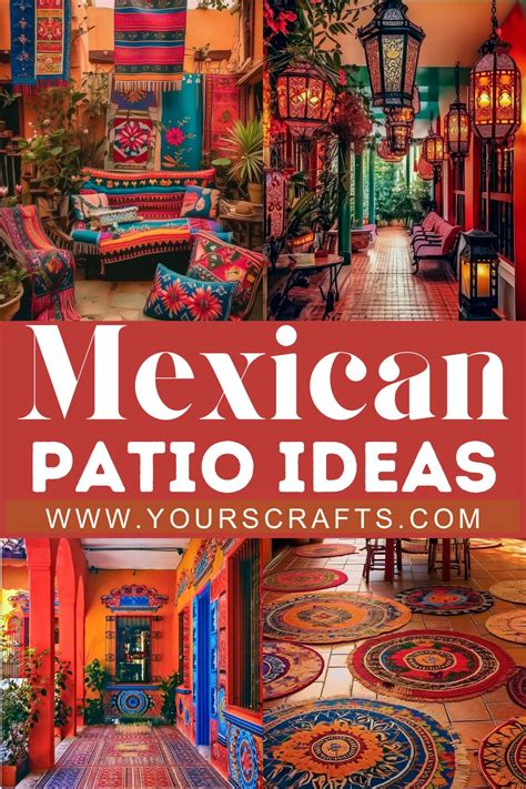 12 Mexican Patio Ideas For Modern Splash Of Color Yours Crafts