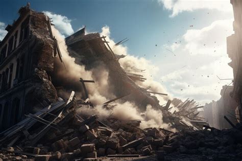 Premium Photo Demolition Of Old Buildings