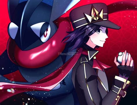 Calem Greninja And Calem Pokemon And 1 More Drawn By Memo14030037