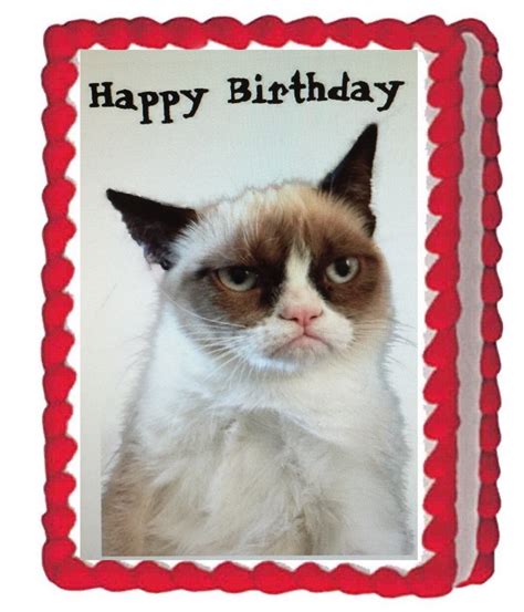 Happy Birthday To Me Grumpy Cat