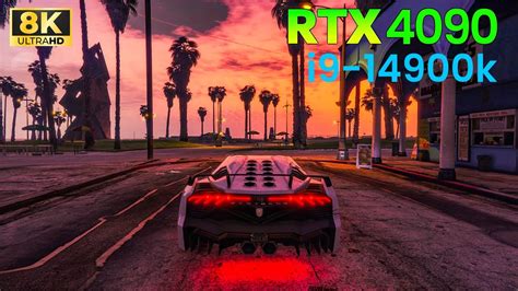 Gta 5 Rtx 4090 24gb I9 14900k 8k Ultra Settings Youtube