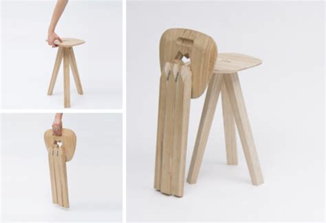Flat Pack Stool Pops Up In Seconds Designs And Ideas On Dornob