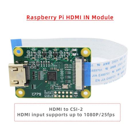 raspberry pi hdmi to csi 2 adapter board with 15 pin ffc cable geekworm