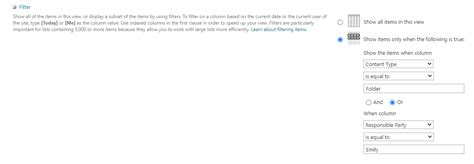 sharepoint metadata filtering inside folders microsoft qanda