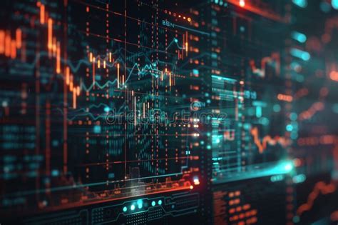 Abstract Digital Stock Market Chart Stock Illustration Illustration Of Finance Data 341635627