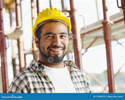 Construction Worker Naked With Muscular Body Stock Photography CartoonDealer