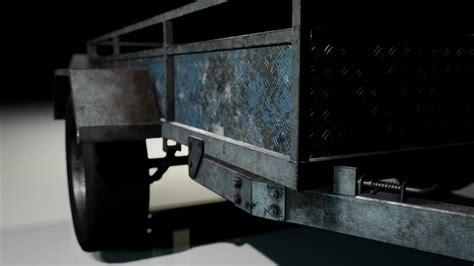 LEAKED GAME ASSETS Physics Based Destructible Vehicle Trailer