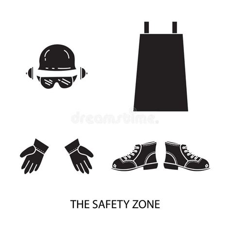 Make A Professional The Safety Zone Stock Vector Illustration Of
