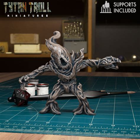 3d Printable Tree Blight Bundle Pre Supported By Tytantroll Miniatures