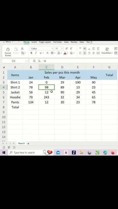 Use Short Cut To Sum Data Spreadsheet Wps Excelshortcuts Exceltips Exceltricks Excel Youtube