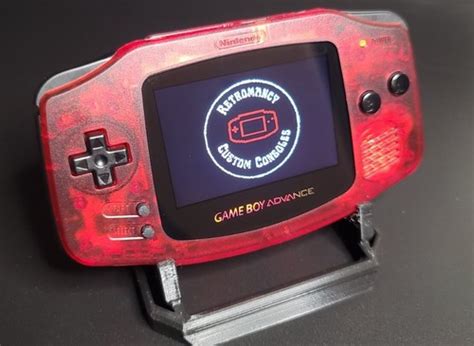 Redblack Gba Console With Ips V3 Backlit Lcd Mod Philippines Ubuy