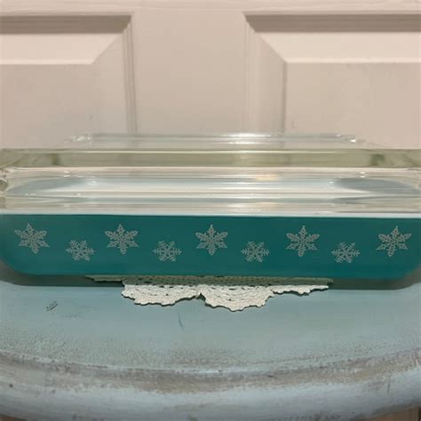 Pyrex Snowflake Etsy