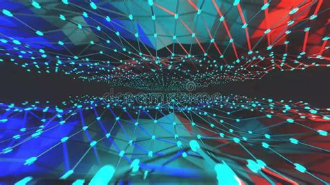 25 Seconds Of Endless Looping Video Plexus Vintage Electronic Landscape Hd Video Stock Video