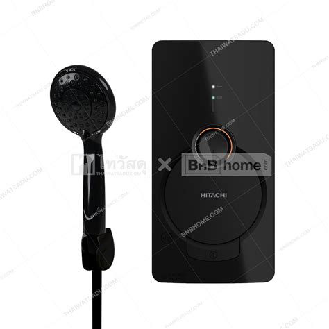 เครื่องทำน้ำอุ่น 3 800 วัตต์ Hitachi รุ่น Hes 38g สีดำ ไทวัสดุ