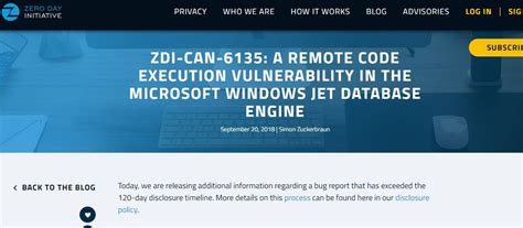 資安業者踢爆微軟jet Database Engine含有遠端程式攻擊的零時差漏洞 Ithome