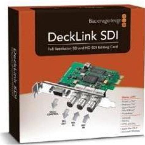 Blackmagic Design Decklink Sdi 10 Bit Sd Hd Sdi Pci Express Capture