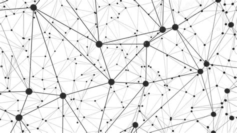 Conexiones De Red Globales Con Puntos Y Líneas Wireframe 3d