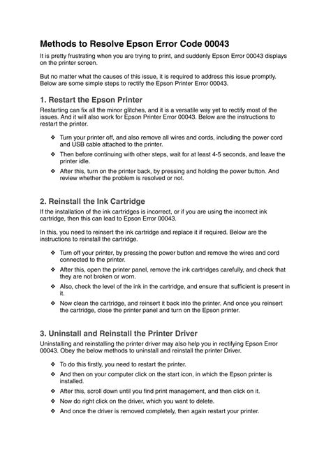 Ppt How To Troubleshoot Epson Error Code 00043 Powerpoint Ppt How To Troubleshoot Epson Error Code 00043 Powerpoint