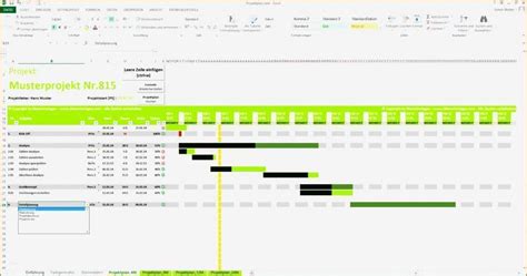 Gantt Chart Excel Vorlage Kostenlos Erstaunlich Gemütlich Projektplaner