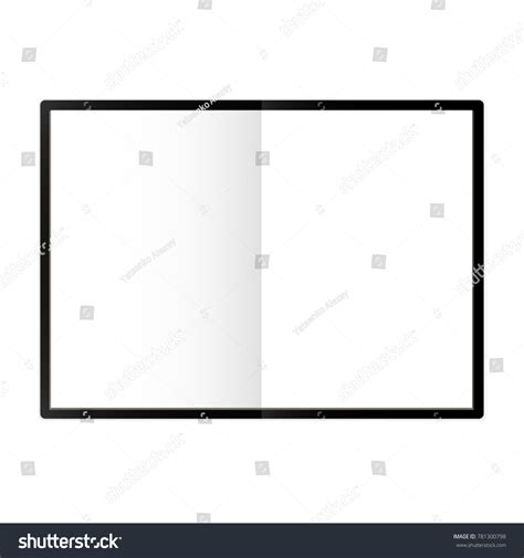 A4 Notepad Template Isolated Vector Illustration Stock Vector Royalty Free 781300798