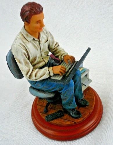 Computer Whiz Figurine Statue Nib New Tech Programmer Coder Free Shipping Ebay