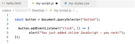 how to link javascript to html 3 ways the helpful tipper