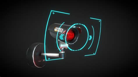 Sci Fi Surveillance Camera 3d Model By Reizer [4a08793] Sketchfab