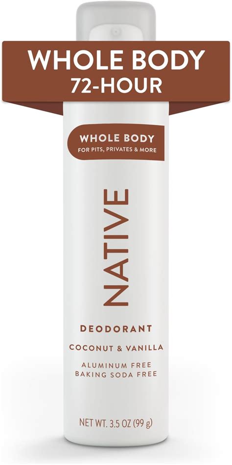 Native Whole Body Deodorant Spray Contains Naturally
