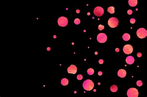 Premium Vector Red Confetti Background