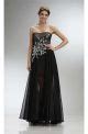 Gorgeous Mermaid Low Back White Tulle Beaded Prom Dress With Straps