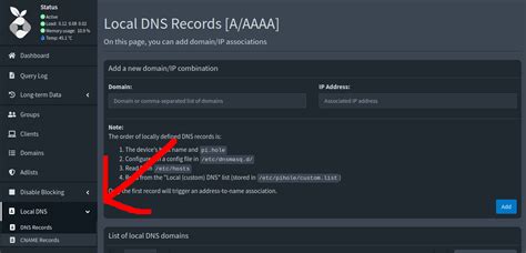 BOP Wiki PiHole Install Local DNS Config