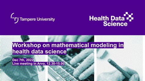 Workshop On Mathematical Modeling In Health Data Science PROFI Health Data Science Tampere