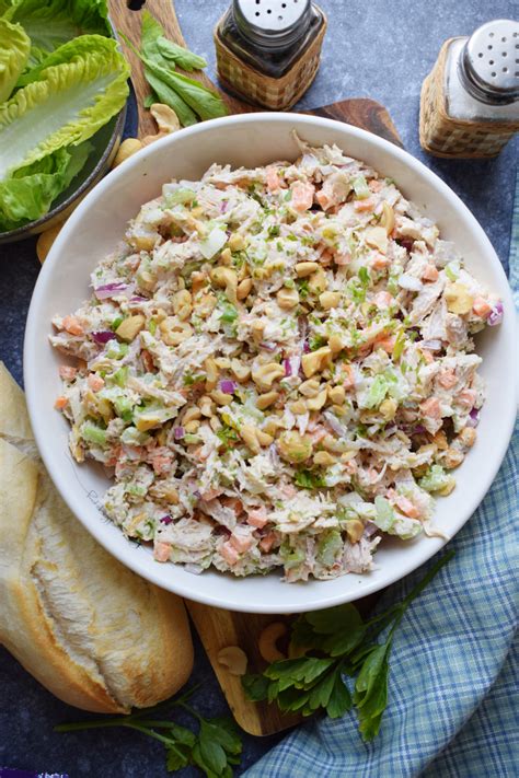 Easy Rotisserie Chicken Salad Julias Cuisine