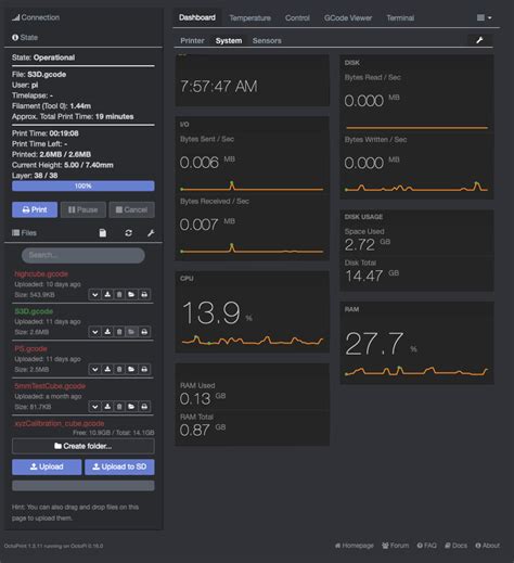 Dashboard V2 Ideas Development OctoPrint Community Forum