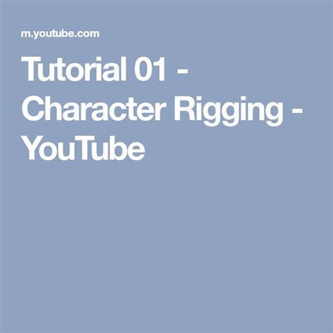 After Effects Character Rigging | Character rigging, Tutorial, After effect tutorial