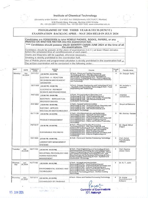 Third Year Btech Sem Vi 1 Pdf