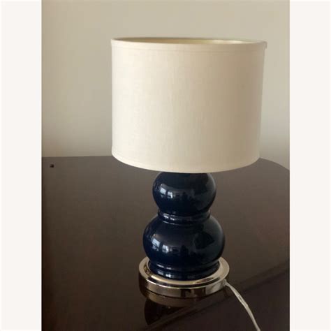 Pottery Barn Blue Table Lamp Aptdeco