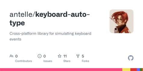 GitHub Antelle Keyboard Auto Type Cross Platform Library For Simulating Keyboard Events