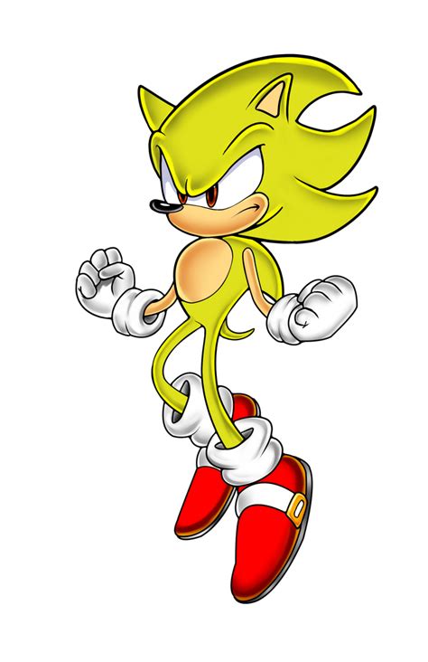 Super Sonic Uekawa Style By Meanbeanman On Deviantart