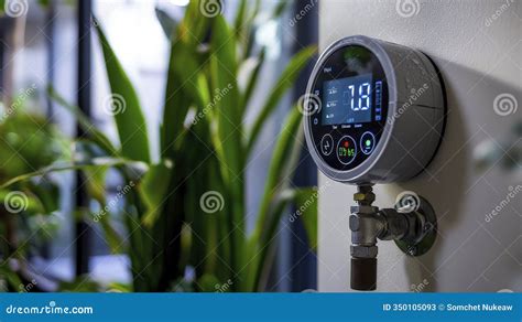 Innovative Smart Water Meter With Digital Display For Enhanced Indoor Water Management In Modern