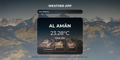 Github Sosamsony Weatherapp Weather App With An Open Weather Api