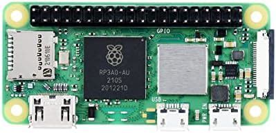 Waveshare Retrofited Raspberry Pi Zero Wh With Pre Solder Black