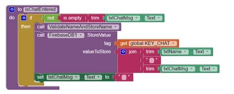 Creating A Chat Application In App Inventor 2
