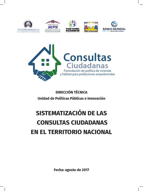 Sistematización De Las Consultas Ciudadanas Pdf Pobreza Pobreza E