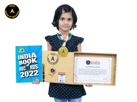 Mifra Fathima K Appreciation India Book Of Records