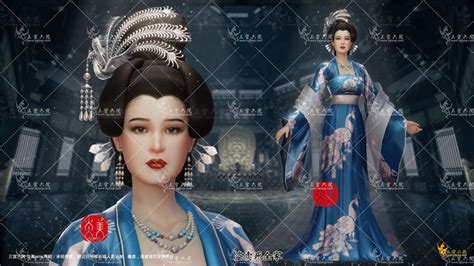【模拟人生4】精品人物：古风人物合集丨可以看一百遍的清心咒 古风版 哔哩哔哩