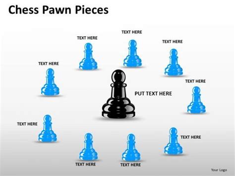 Business Framework Model Chess Pawn Pieces Business Diagram