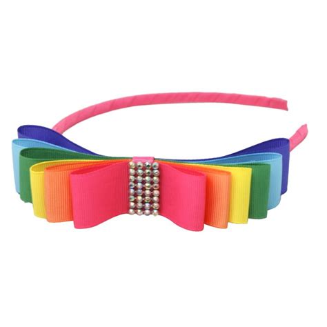 Rainbow Bouncing Bow Headband Toys Caseys Toys