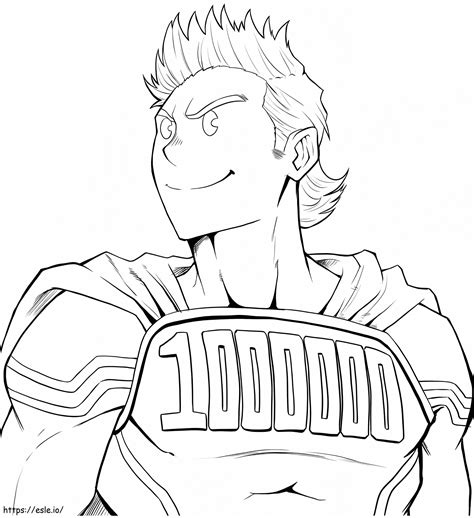 Cool Mirio Togata Coloring Page